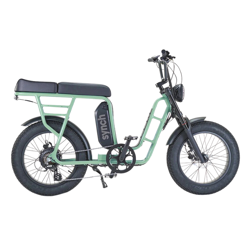 Synch Longtail Super Monkey 2 Seater Step-Through Electric Bike 250W ...