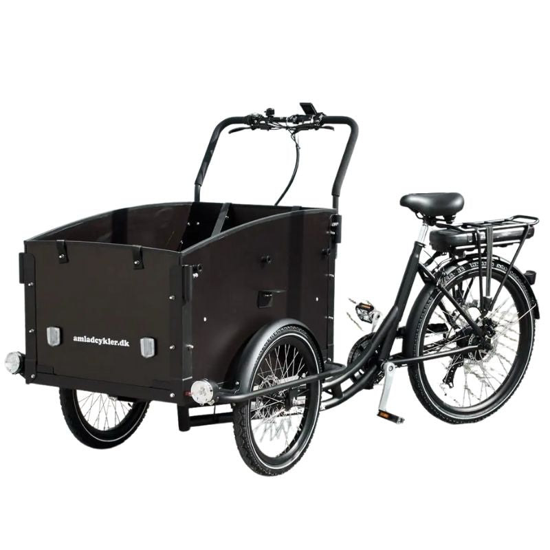 AMCargo Bikes Ultimate Curve Tadpole Cargo Electric Tricycle Bike, 250W ...